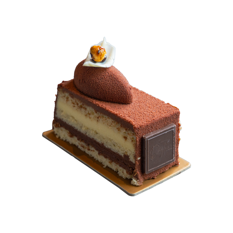 Hazelnut Praline Cake Slice | Dylan Patisserie Manila